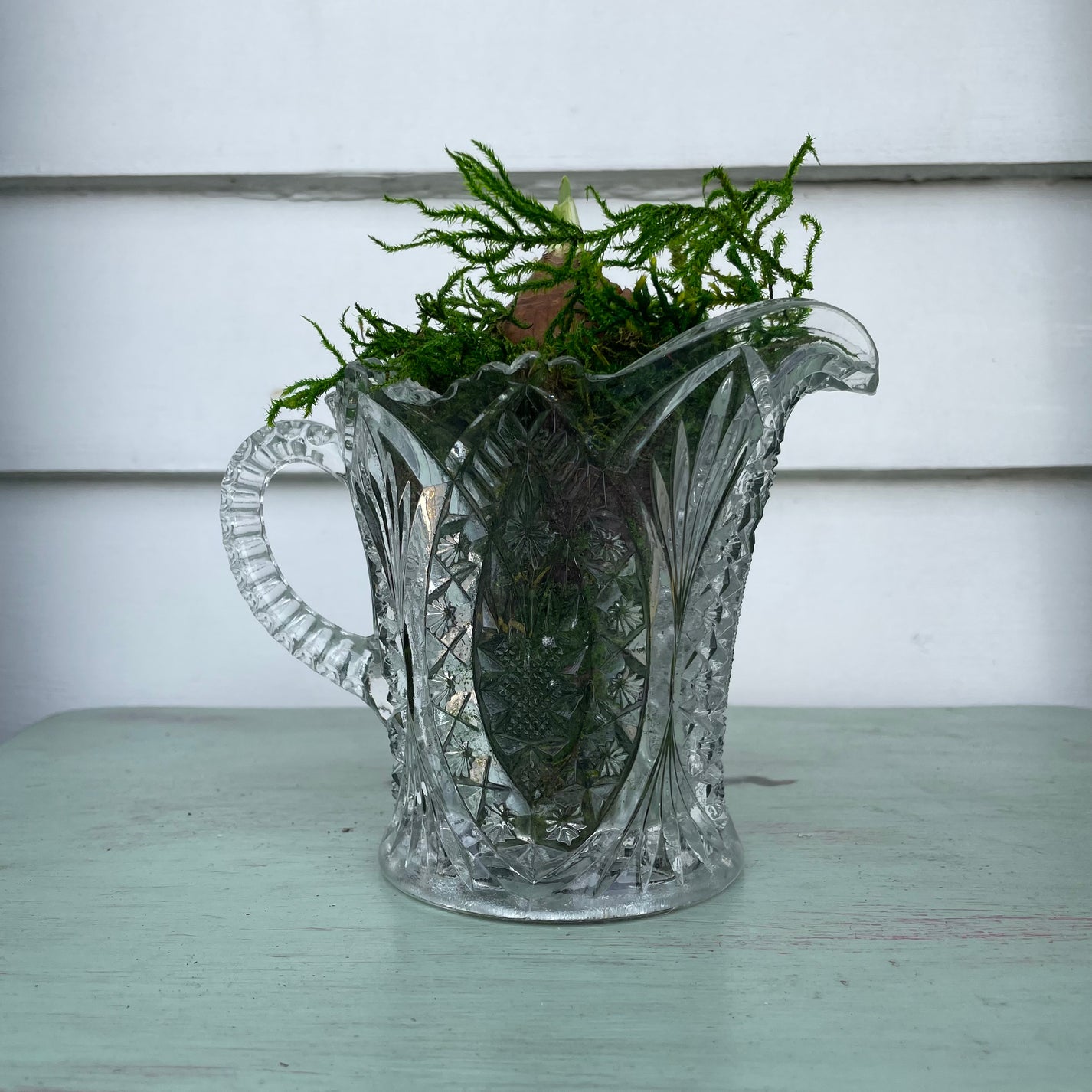 Paperwhites Jumbo Crystal Creamer Perch