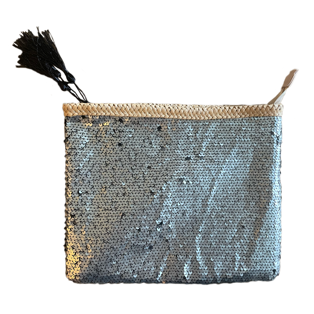 Silver Sequin Pouch – Perch