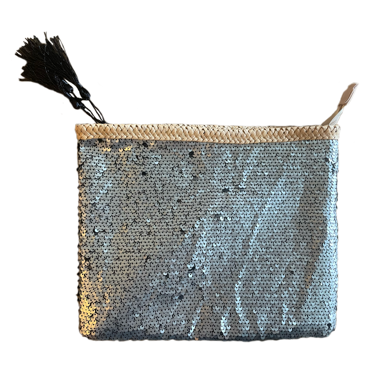 Silver Sequin Pouch – Perch